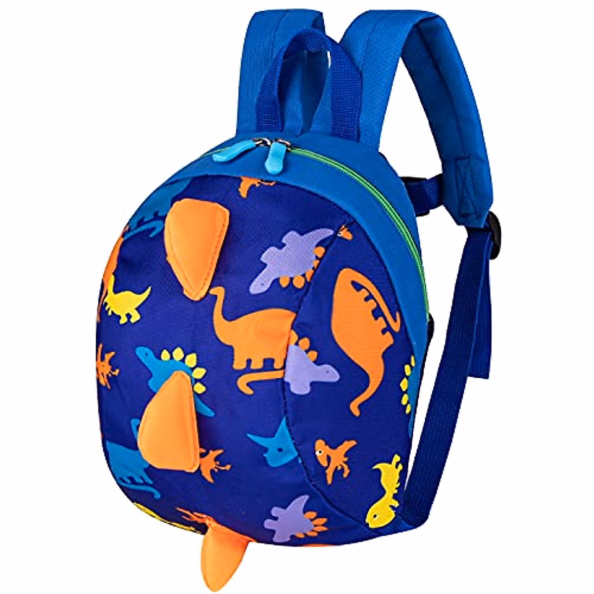 YUPING Toddler kids Dinosaur Backpack Book Bags with Safety Leash for Boys Girls (Style:6 Dark blue)