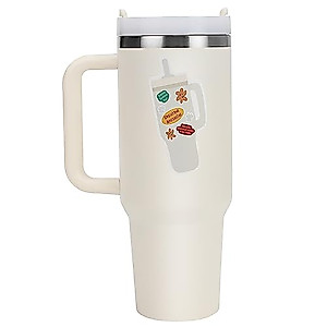 Stanley Tumbler Stickers for Water Bottles, 30 PCS Vinyl Waterproof Cute Stickers for Stanley Cup, Hydroflask, Laptop, Skateboard & Phone, Luggage Stickers for Teens Girls Kids