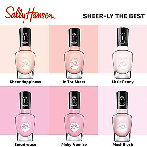 Sally Hansen Miracle Gel Nail Polish, Shade Once Chiffon a Time 248 (Packaging May Vary) (Sheer)