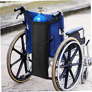 Cabilock Wheelchair Oxygen Holder Oxford Cloth Bag Oxygen Cylinder Holder Oxygen Tank Pouch Easy to Carry