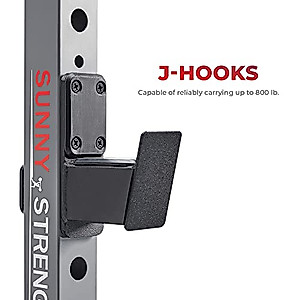 Sunny Health & Fitness PowerVersa Series All-In-One Strength Training Squat Rack And Bench Power Cage - SF-XF921041