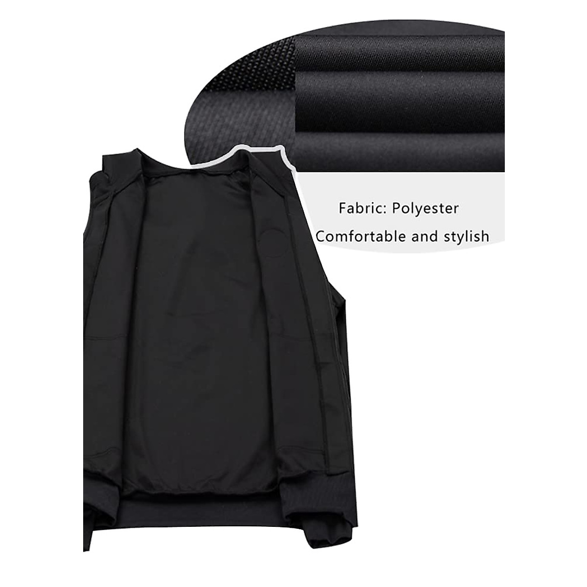 PASOK Men's Casual Tracksuit Set Long Sleeve Full-Zip Running Jogging Athletic Sweat Suits (XL, Style 2 Dark Gray)