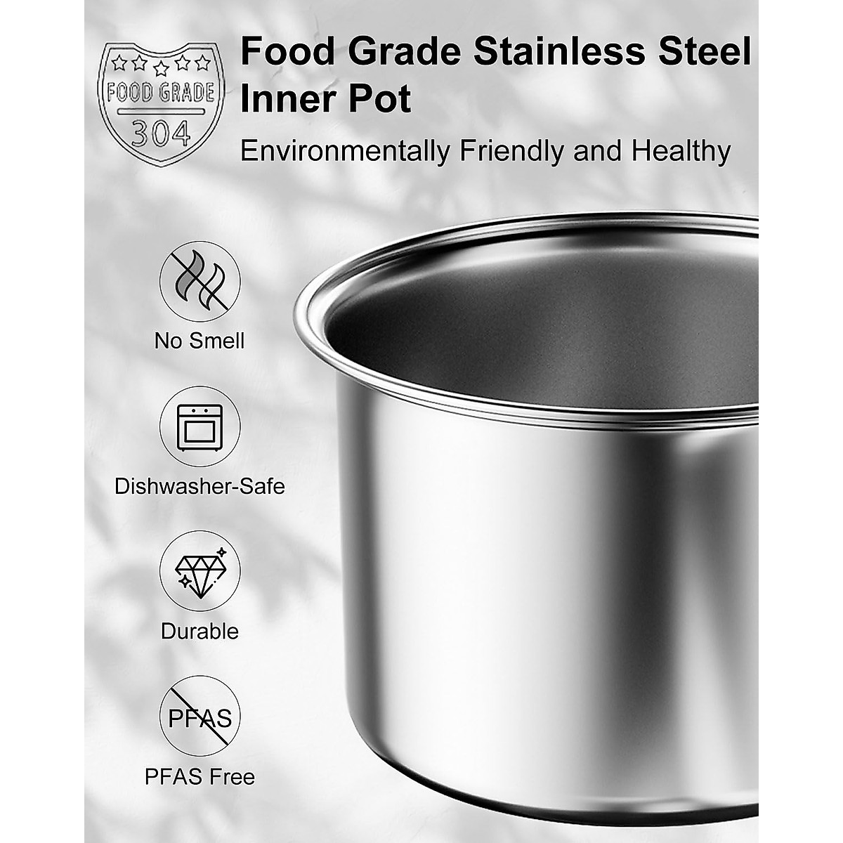 YOKEKON Rice Cooker 10 Cup, Stainless Steel Inner Pot, Low Carb Large Rice Maker with Steamer Basket Steamer, 24H Delay Timer and Auto Keep Warm,Brown Rice/Risotto/Oatmeal/Soup/Steam/Slow Cook, Black