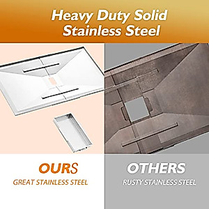 DGB390SNP-D 104-04013 Drip Pan Grease Tray Catch Pan Grill Replacement Parts for Dyna Glo Grill DGB390CNP DGB390SNP Parts Landmann Grill Parts 42170 Backyard Grill Chef Grease Pan Adjustable Drip Tray