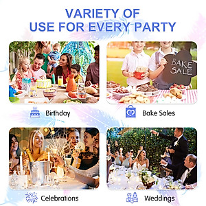 COQOFA Long Self Adhesive Cellophane Bags 2x8" 200 Pcs Clear Cookie Candy Treat Bags Resealable Self Sealing Plastic Cello Bags Long Strip Transparent Individual Bags