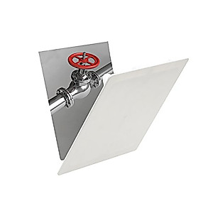 Watts APU16 Spring Fit Drywall Access Panel, White, 8 inch x 8 inch & Fluidmaster AP-0808 Click Fit Access Panel for Plumbing, Wiring, and Cables, Size 8-In. x 8-In., Easy Install, White