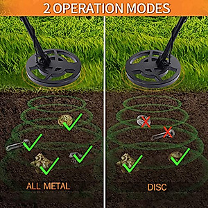 TECLUNG Metal Detector for Adults & Kids, High Accuracy Gold Detectors, Lightweight Metal Detectors, [All Metal & DISC Mode], 8" Waterproof Search Coil for Detecting Gold, Coin, Treasure Hunting