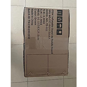 ADVENOR Paddle Board 11'x33 x6 Extra Wide Inflatable Stand Up with SUP Accessories Including Adjustable Paddle,Backpack,Waterproof Bag,Leash,and Hand Pump,Repair Kit (Green)