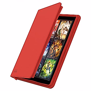 Ultimate Guard Zipfolio 360 – 18 Pocket Xenoskin Red