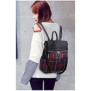 zhongningyifeng Women Backpack Purse Small Waterproof Nylon Rucksack Lightweight Fashion Casual Travel Ladies Shoulder Bag Daypack