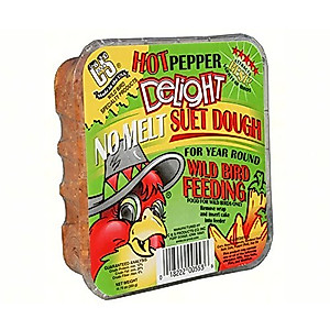 C&S CS12553 11.75 Oz Hot Pepper Delight Wild Bird No Melt Suet Dough