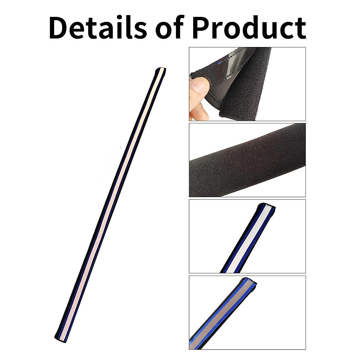 2Pcs Comfortable Swing Chain Cover, Swing Chain Handle Grip Sleeve for Outdoor Playground/Garden/Backyard/Patio, Chain Cover for Porch, Barrier Chain Protective Sleeve （Diving Fabric）