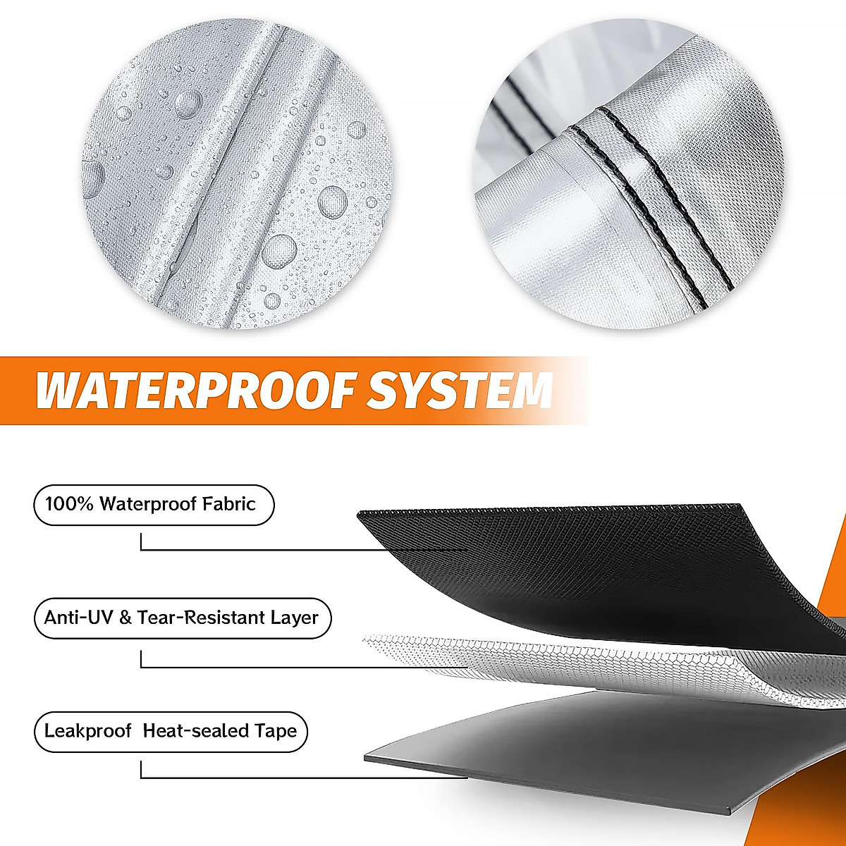 Joymo Patio Furniture Covers,Cover for Outdoor Table,Rectangular Patio Table Cover,Outdoor Chair Covers,Ping Pong Table Cover Waterproof,98Lx78Wx32H inch,Black