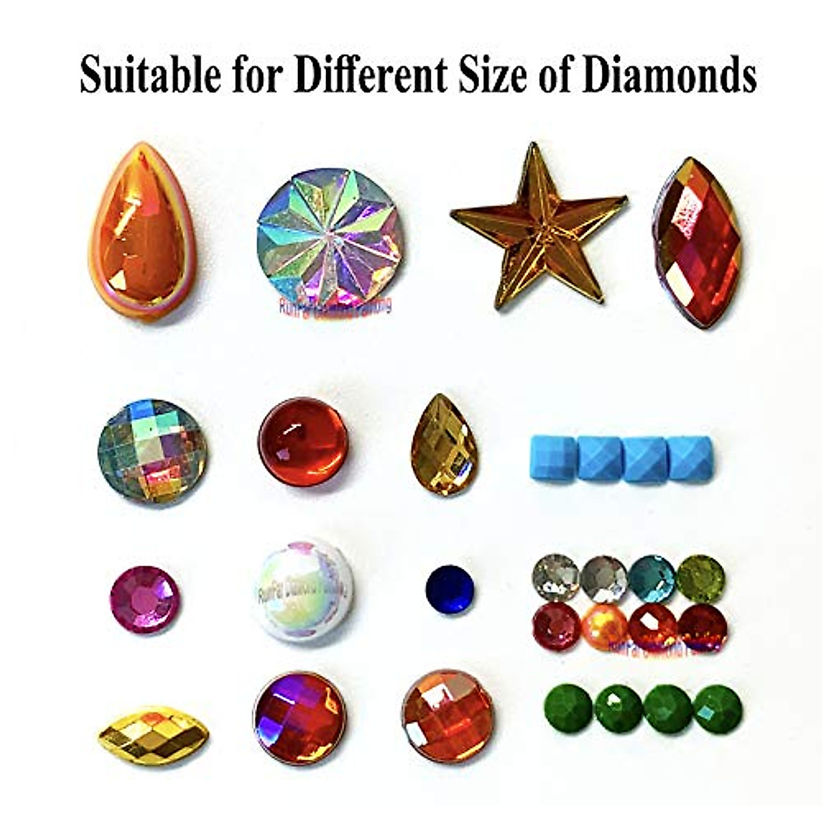 Diamond Painting Funnel Collapsible Silica Gel Diamond Painting Accessories Containers Organizer Storage Tools for Adults 2 Pack