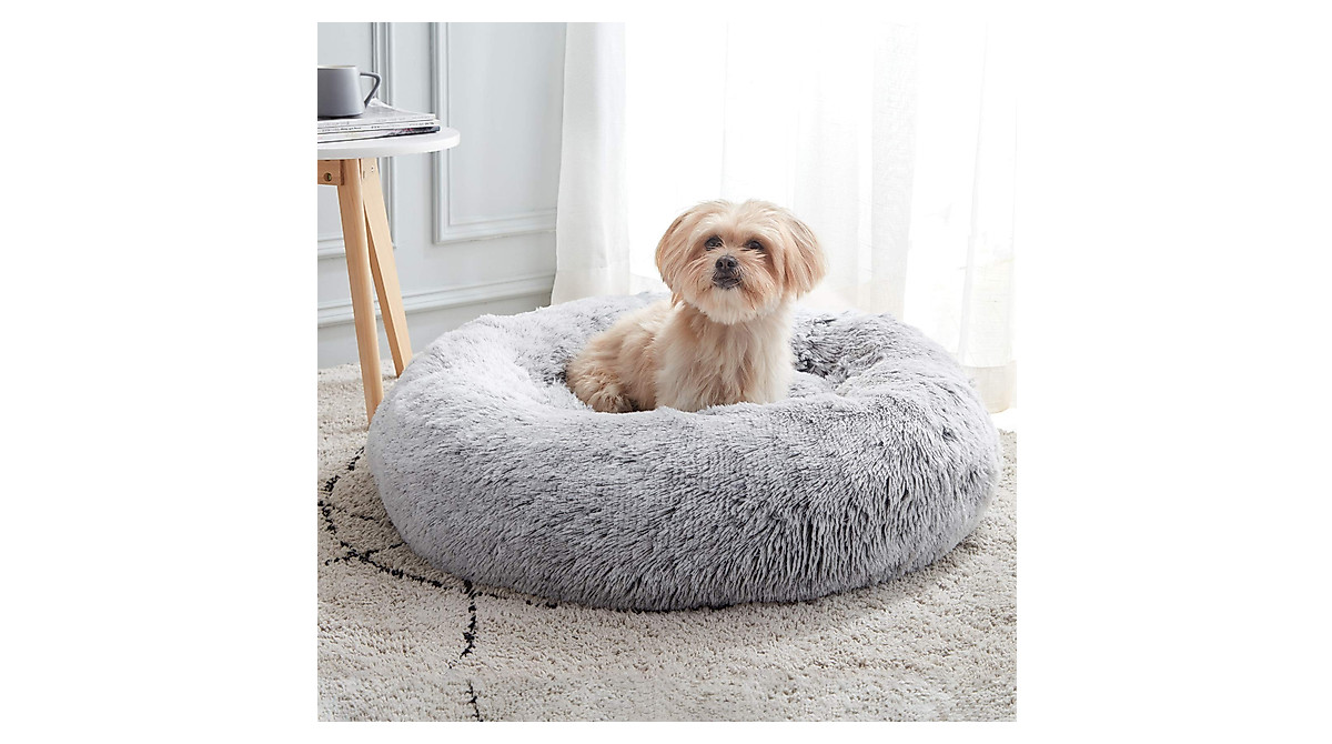 Calming Dog & Cat Bed - Cozy Cuddler for Comfort