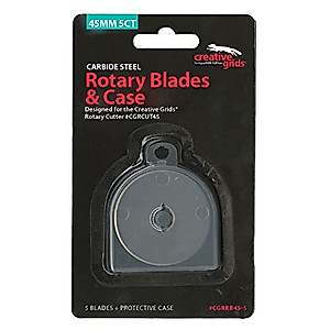 CreativeGrids 45mm Replacement Rotary Blade 5-Pack