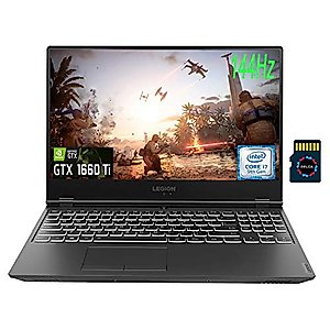 Lenovo Legion Y540 2021 Gaming Laptop I 15.6" FHD IPS 144Hz I 9th Gen Intel 6-Core i7-9750H I 16GB DDR4 512GB SSD 1TB HDD I GeForce GTX 1660 Ti 6GB I Backlit HDMI Win10 + 32GB Micro SD Card