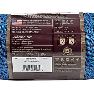 Lion Brand Homespun Yarn (368) Montana Sky