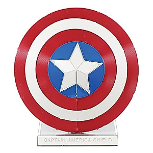 Metal Earth 3D Model Kits Marvel Avengers Set of 2 CA Shield & Thor's Hammer (Mjolnir)
