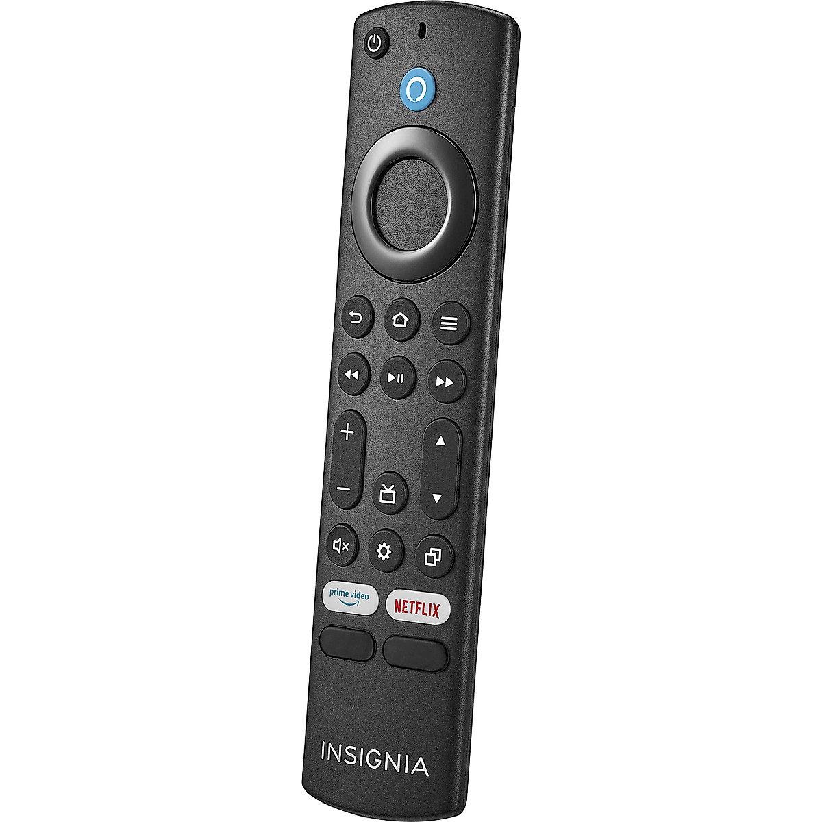 Insignia - Fire TV Replacement Remote for Insignia and Toshiba - Black