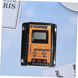 GANAZONO Solar Charge Regulator Solar Controller Electric Generator Dynamo Solar Charge Controller Solar Regulator Charge Controller Solar Charge Battery dyna-GRO 70a USB Lithium Battery