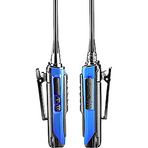 Arcshell Rechargeable Long Range Two-Way Radios with Earpiece Headsets 3 Pack Walkie Talkies Li-ion Battery and Charger Included