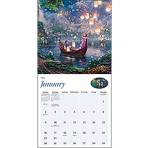 Disney Dreams Collection by Thomas Kinkade Studios: 2022 Mini Wall Calendar