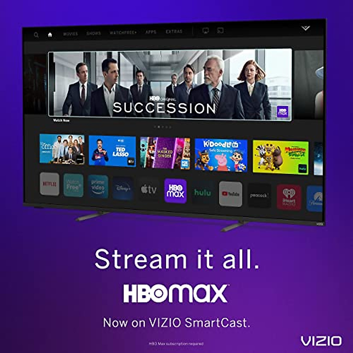 VIZIO 32-inch D-Series Full HD 1080p Smart TV with Apple AirPlay and Chromecast Built-in, Screen Mirroring for Second Screens, & 150+ Free Streaming Channels, D32f-J04, 2021 Model (Renewed)