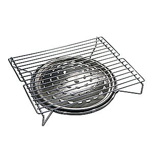GRALARA Gas Stoves Stand Rack Stainless Steel Grate Cooking Pot Holder Bracket Home Garden Gas Stoves Shelf BBQ Rack Portable Mini Camping Grill