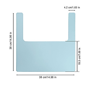 High Chair Placemat, Long Lasting High Chair Placemat Silicone, 2-Piece Set, Can Be Used Interchangeably, Suitable for IKEA Antilop Highchai, for Toddlers and Babies (Blue/Khaki)