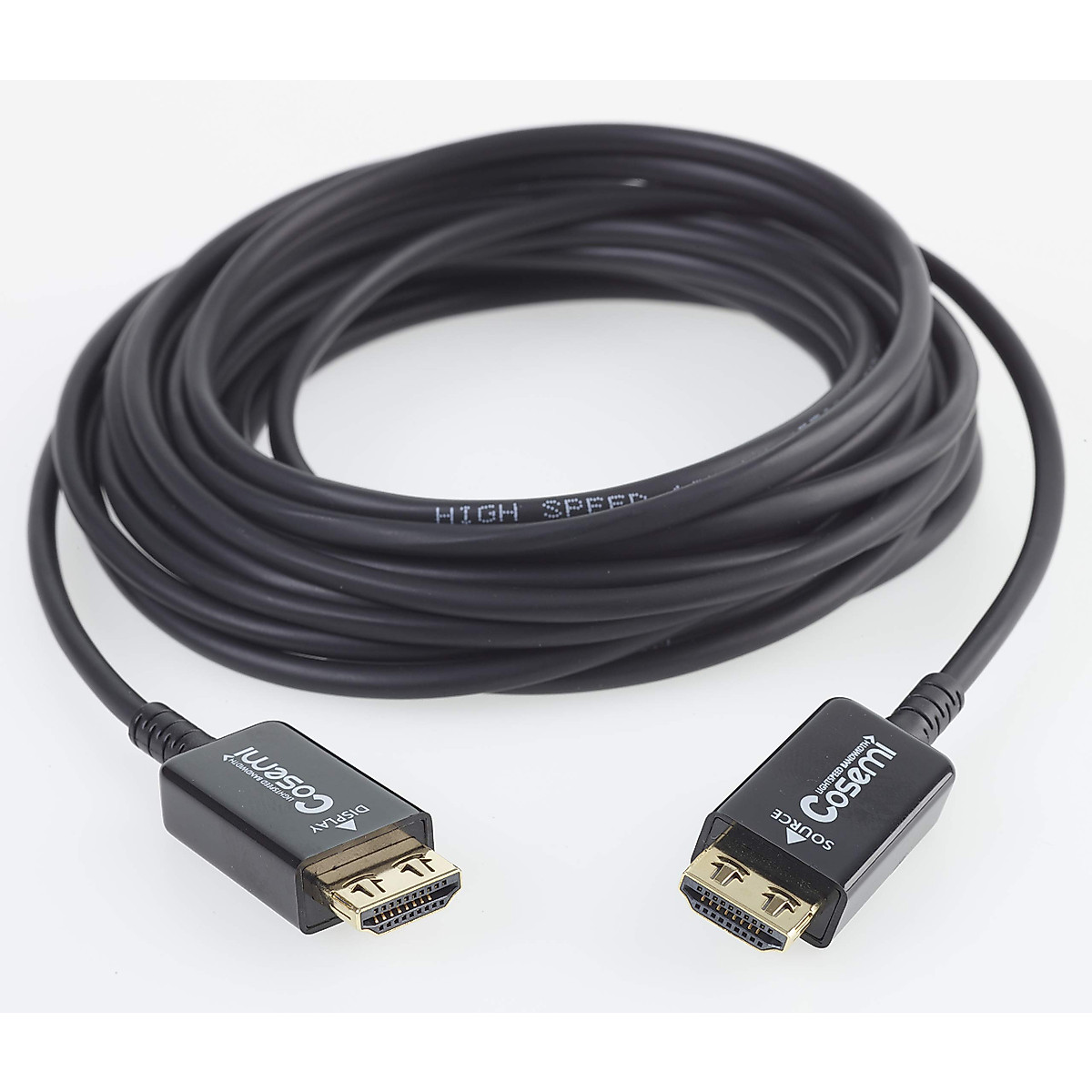 COSEMI Active Optical 4K HDMI 2.0 Cable AOC | Ultra Thin | 4K@60Hz Full Bandwidth of 18Gbps | 5m, 16.4ft