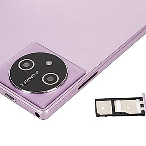 Honio 10.1 Inch Tablet Dual Camera Support 4G 5G Network WiFi 100-240V FHD Tablet 8GB RAM 256GB ROM for Learning (US Plug)