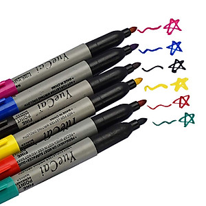SUPVOX 6pcs Tattoo Skin Marker Tips Pen Scribe Pen Tattoo Supplies