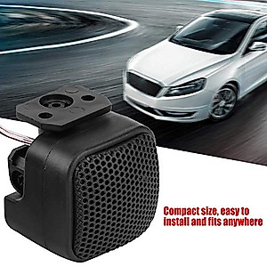 Acouto Car Audio Tweeters 1 Pair Universal Square Car Audio Speaker Super Power Loud Tweeters Rectangle Dome Tweeters for Car Audio