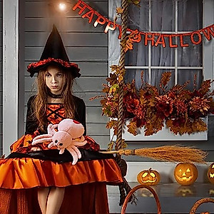 Lordree Cartoon Spider Stuffed Animal Cute Spider Plush Toys 10inch Soft Throw Pillow Home Decorations for Adults Kids (Pink, 10inch / 25cm)