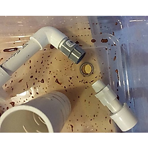 Aquaponics Auto Bell Siphon Kit 4 1/2" Media or Smaller Grow Bed Kitchen Garden! Over 7000 Siphons Sold Worldwide! Buy With Confidence!