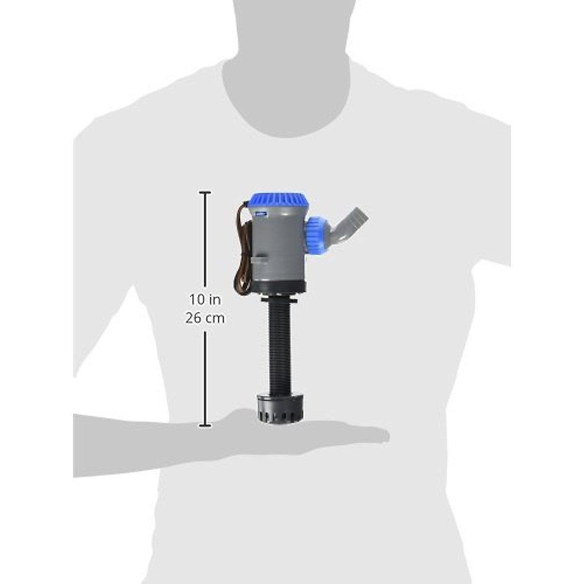 TRAC-Outdoor Products Trac T10016 600 GPH Thru-Hull Pump