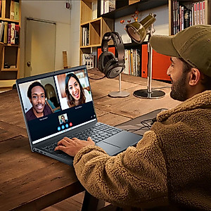 Dell Inspiron 15 Touchscreen Laptop, 15.6" FHD Display, AMD Ryzen 5 7530U Processor, 32GB RAM, 1TB SSD, Camera, Mechanical Keyboard, HDMI, WiFi, Windows 11 Pro, Alpacatec Accessories, Carbon Black