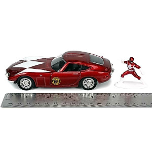JADA TOYS, INC 1967 Toyota 2000GT W/RED Ranger Nano FIG 1/32 Vehicle