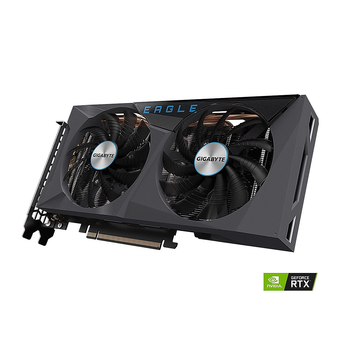 GIGABYTE GeForce RTX 3060 Ti Eagle OC 8G (REV2.0) Graphics Card, 2X WINDFORCE Fans, LHR, 8GB 256-bit GDDR6, GV-N306TEAGLE OC-8GD REV2.0 Video Card (Renewed)