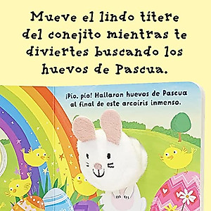 Salta y corre, Conejito / Hippity, Hoppity, Little Bunny Finger Puppet Book (Spanish Edition)