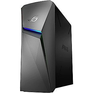 ASUS ROG Strix GL10 Gaming Desktop Computer, AMD Hexa-Core Ryzen 5 3600X 3.8GHz Processor, 32GB RAM 1TB SSD, NVIDIA GeForce GTX 1660 Ti 6GB, DisplayPort Bluetooth DTS Audio, Windows 10 Home, Black