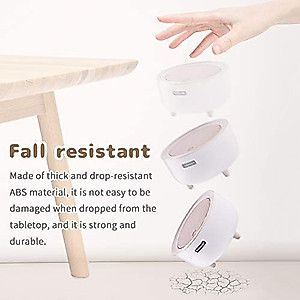 maltose Mini Trash Can for Desk Cute Tiny Trash Can with Lid Press-Type Desktop Trash Can for Office and Makeup Tabletop