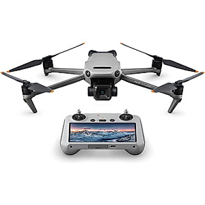 DJI Mavic 3 Classic - Camera Drone with DJI-RC 4/3 CMOS Hasselblad Camera, 5.1K HD Video, with 128 GB Micro SD Card, 3.0 USB Card Reader, Landing Pad, Waterproof Backpack and More