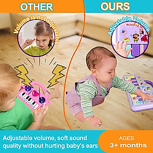 CIRO Baby Toys 6 to 12 Months, Interactive Baby Piano with Music, Play to Learn, Early Learning Educational Pretend Keyboards for Toddler Boys and Girls