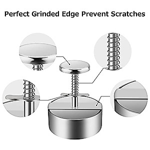 TIANTOU Burger Press, Stainless Steel Adjustable Hamburger Patty Maker, Non Stick Patty Making molds are Suitable for Beef, Vegetables, Burgers and Cooking,BPA Free - Ideal for BBQ, Silver