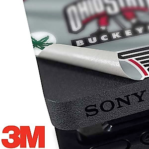 Skinit Decal Gaming Skin Compatible with PS4 Slim Bundle - Officially Licensed Ohio State University Ohio State Pattern Design