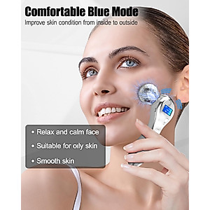 Winyoung Microcurrent Facial Device, Microcurrent Face Massager Roller, 4D Facial Massager Beauty Skin Care Tool for Face Eye Neck, Gifts for Women