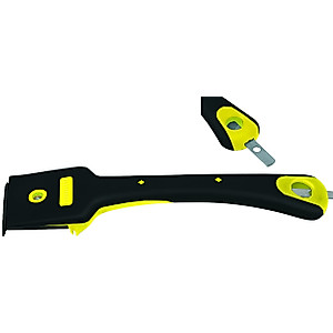 ALLWAY FE4 4-Edge Soft-Grip Scraper with File for Wood and Painting Applications, 2-1/2"