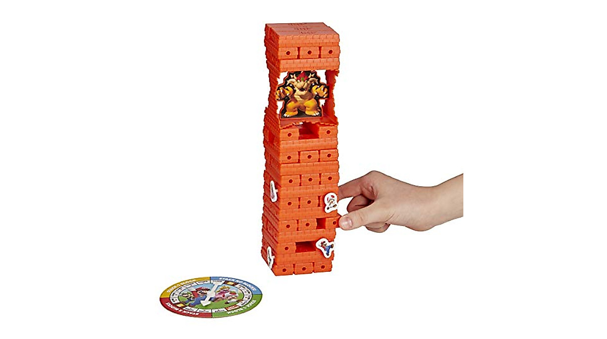 Hasbro Jenga: Super Mario Edition Game, Block Stacking Tower Game for ...